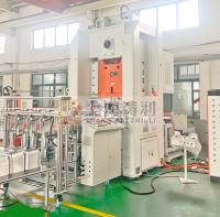 China Aluminum Foil Box Making Machine Aluminum Silver Foil Container Making Machine High Speed for sale