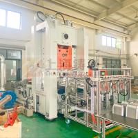 China SMC VALVE Foil Container Production Line 16 Kw Aluminium Foil Container Machine for sale