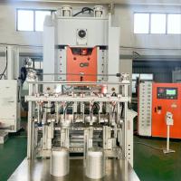 China Mitsubishi PLC Inverter Encoder Aluminium Container Making Machine 24KW White Orange for sale