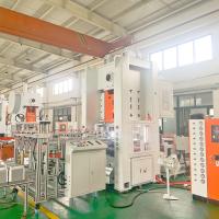 China High Speed Automatic Aluminium Food Container Making Machine H Frame Hydraulic Food Container Punching Machine for sale