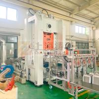 China High Speed Automatic Aluminium Food Container Making Machine H Frame Hydraulic Food Container Punching Machine for sale