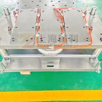 China Mitsubishi PLC Controlled Pneumatic Aluminium Container Machine For Round Foil Pans for sale