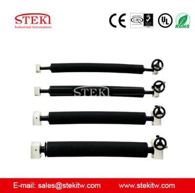 China STEKI Black Rubber Conveyor Rollers 100mm Shaft Diameter perfect for Conveyor Systems for sale
