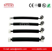 China Customizable STEKI 2024 Rubber Coated Conveyor Rollers for Smooth Material Transport for sale