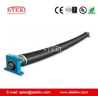 China Customizable STEKI 2024 Rubber Coated Conveyor Rollers for Smooth Material Transport for sale
