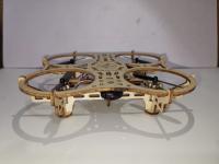 China S1 Wooden Assembled DIY Quad Copter UAV Model School Airplane Model Competition for sale
