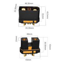 China QS10 Flame Retardant Grade Lithium Ion Aircraft Power Cable Flameproof Plug for sale