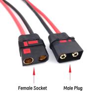 China QS10 Flame Retardant Grade Lithium Ion Aircraft Power Cable Flameproof Plug for sale
