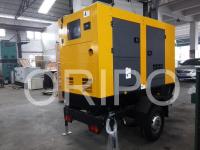 China 30kw lister petter generator price of 40kva diesel generator set with trailer for sale