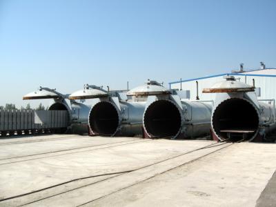 China Diameter 3.2 meter AAC brick production line autoclave ​products for sale