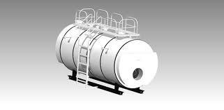 China 0.7MPa 200kg/hr vertical three returns ( Diesel, Heavy Oil ) Oil Fired Steam Boiler for sale