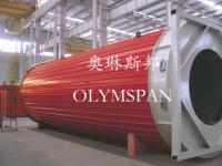China Horizontal Heating Thermal Oil Boiler Electric For Wood , Safe Monitor Device for sale