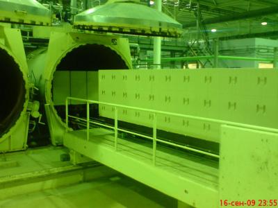 China Food Rubber Sand Concrete Autoclave Industrial / AAC Block Equipment Φ2M for sale