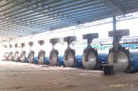 China Automatic Concrete Autoclave / AAC Block Plant For Wood Industrial , Φ2.5 × 31m for sale
