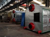 China Dual Rear Drum Vertical Water Spiral Coal Fired Thermal Oil Boiler for sale