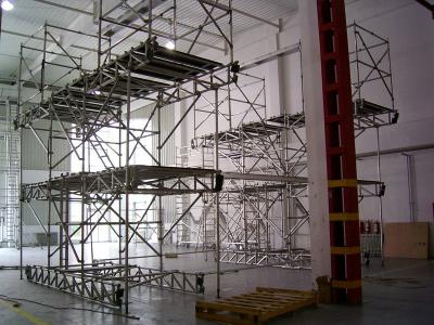 China High Tensile Gas furnace boiler Scaffolding / Aluminum scaffold tower OEM ODM for sale