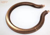 China Extruded Copper / Cupronickel Finned Tube Coils for Water Heater Boiler for sale