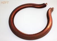 China Extruded Copper / Cupronickel Finned Tube Coils for Water Heater Boiler for sale