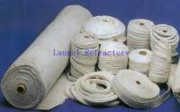 China Boiler Insulation Ceramic Fiber Refractory Textiles Oil / Water Vapor Resistent for sale