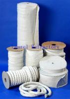 China Boiler Insulation Ceramic Fiber Refractory Textiles Oil / Water Vapor Resistent for sale