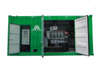 China Soundproof Natural Gas Generators , Water Cooled Power Genset for sale