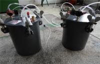 China Conductive Adhesive / Silicon 10L Stainless Steel Pressure Tank for sale
