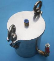 China Red Glue / Solder Past Dispensing Pressure Vessel 5L Stainless Steel Pressure Container for sale