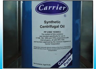 China 5 GAL 18.9L Carrier Ester Synthetic Centrifugal Oil For R134a Refrigerant gas for sale