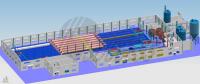 China Autoclaved Aerated Concrete Production Line AAC Block Making Plant 100000m3 for sale