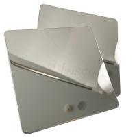 China 6k 12k Super Mirror Stainless Steel Sheet 8K Mirror Finished Anti Finger for sale