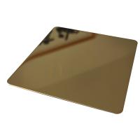 China TP 201 304 316 Zr Brass Gold Mirror Stainless Steel Sheet Ornamental for sale