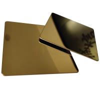 China TP 201 304 316 Zr Brass Gold Mirror Stainless Steel Sheet Ornamental for sale