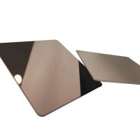 China Antique 316l Super Mirror Stainless Steel Sheet Bronze Color With SS 201 304 316 Grade for sale