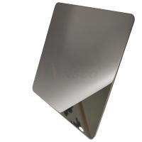 China 4x8 Super Mirror Stainless Steel Sheet SUS 201 304 316 Grey Color Cold Rolled Sheet for sale