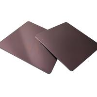 China AISI Rose Gold 5x10 Cold Rolled 201 Stainless Steel Plate 8k Mirror Sheet Metal for sale