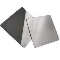 China Ornamental Super Mirror Stainless Steel Sheet 201 304 316 Grade With Silver PVD Color for sale