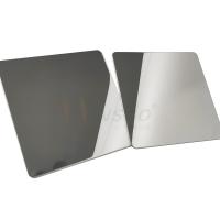 China Ornamental Super Mirror Stainless Steel Sheet 201 304 316 Grade With Silver PVD Color for sale