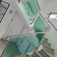 China SUS304 Mirror Finish 1.5mm Stainless Steel Railings Glass Balustrade for Australia UAE for sale