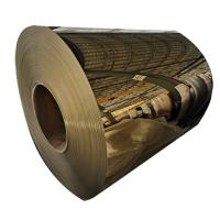 China Titanium Gold Color Cold Rolled 8K Mirror Decorative Stainless Steel Coil for sale