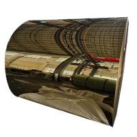 China Titanium Gold Color Cold Rolled 8K Mirror Decorative Stainless Steel Coil for sale