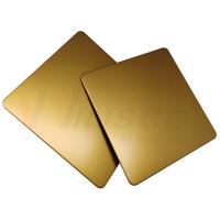 China SS 201 304 316 Bead Blasted Stainless Steel Sheet Titanium Gold Cold Rolled for sale
