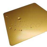 China SS 201 304 316 Bead Blasted Stainless Steel Sheet Titanium Gold Cold Rolled for sale