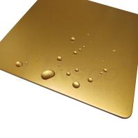 China SS 201 304 316 Bead Blasted Stainless Steel Sheet Titanium Gold Cold Rolled for sale