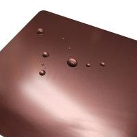 China 1250mm Decorative Stainless Steel Sheet Bead Blasted Finished Rose Gold Grade 201 304 316 for sale