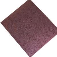 China Rose Red Stone Pattern Etched Stainless Steel Sheet 1500×3000mm for sale