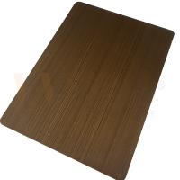 China 0.3-3mm Decorative Stainless Steel Sheet Hand Blackened Brushed Yellow Bronze Matt Cold Rolled for sale