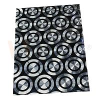 China 201 304 316 Decorative Stainless Steel Sheet Cold Rolled Black Titanium 3D Laser Polishing for sale