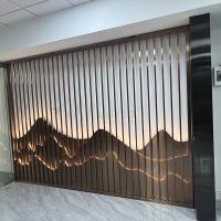 China Clubhouse 0.4-20mm Stainless Steel Art Partition Wall Inox Divider Screen for sale