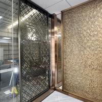 China 201 304 316 Grade Color Finished Restaurant Stainless Steel Wall Panels 1500mm for sale