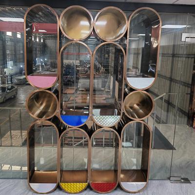 China 2000mm Art Stainless Steel Screen Partition for sale
